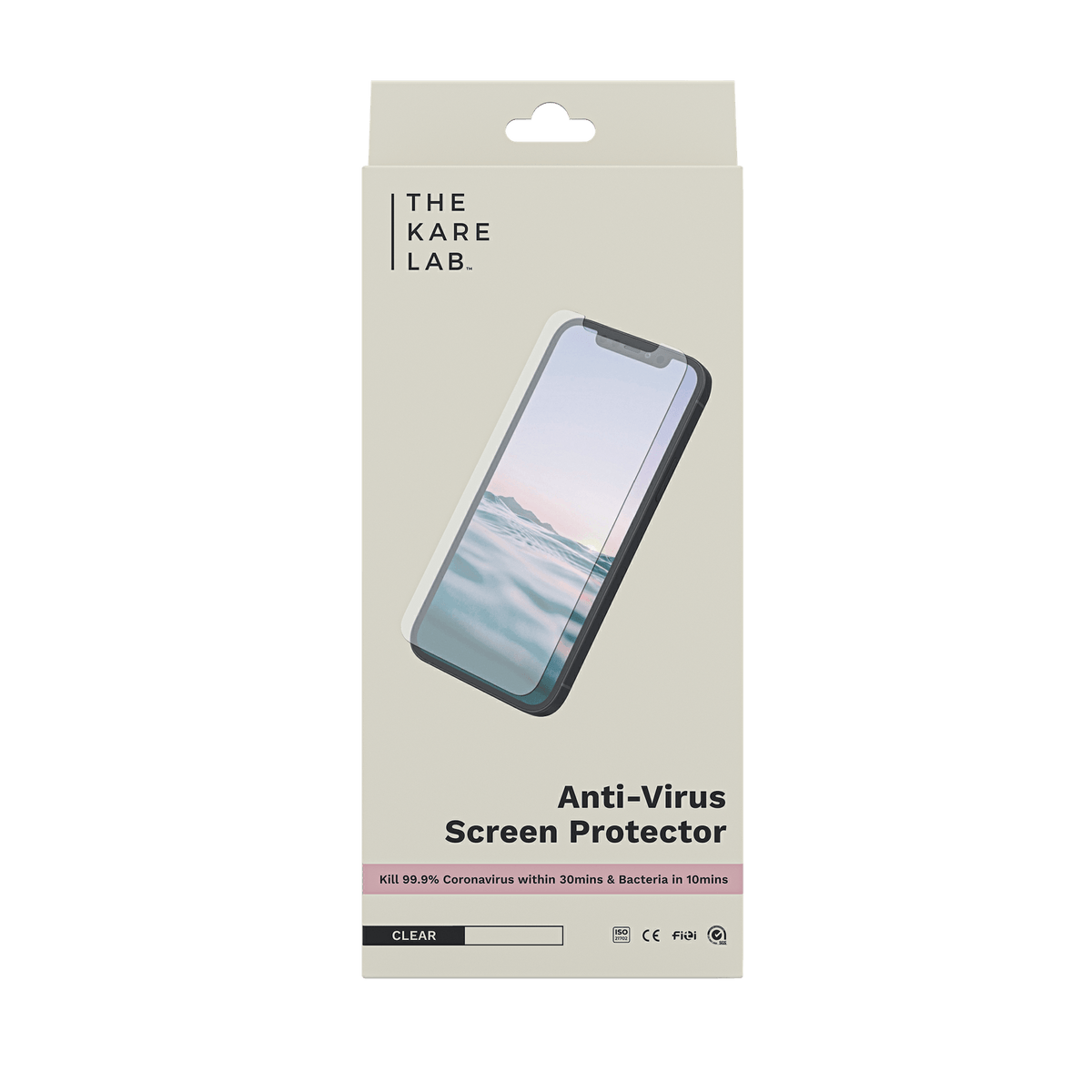 Anti-Virus iPhone Screen Protector Clear | The Kare Lab